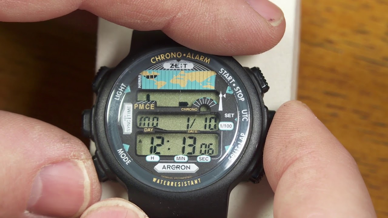 Arcron Zeit Vintage “Atomic” Sports Watch In Depth Review and Battery ...