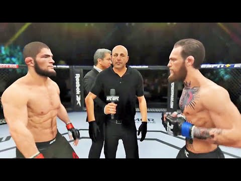 EA SPORTS UFC 4 Simulation Connor McGregor VS Khabib (FULL FIGHT) - YouTube