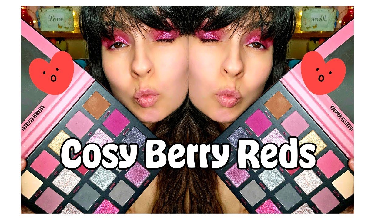 *BEST* Pink & Red Beauty Bay Reckless Romance Palette Eyeshadows & Eye Look! - YouTube
