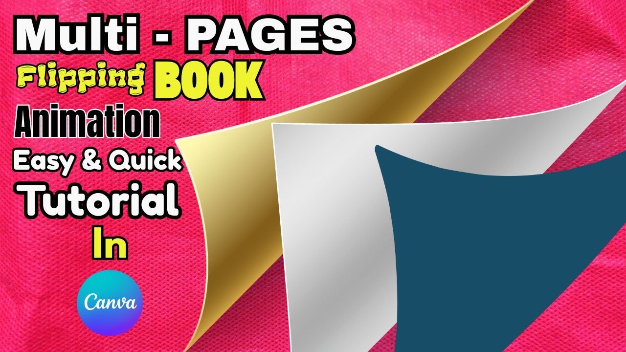 Create Multiple Pages Flipping Photo Animation Tutorial In CANVA ...