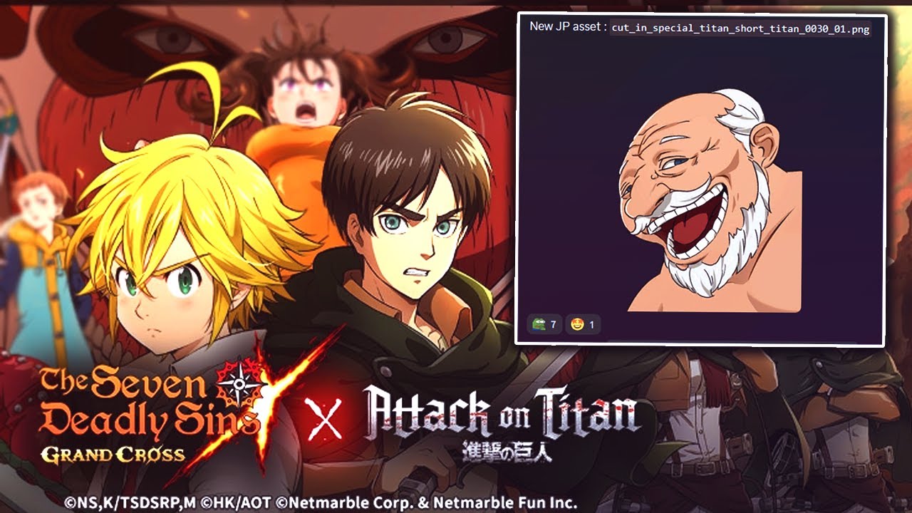 ATTACK ON TITAN COLLAB LEAKED! AOT X GRAND CROSS COLLAB RETURNS IN A ...
