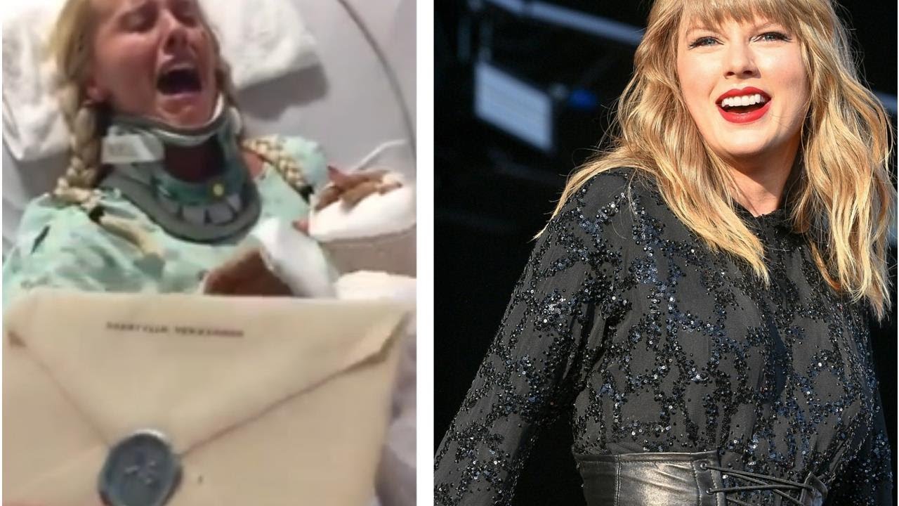 VIDEO: Taylor Swift fan brought to tears by get well soon card from her ...