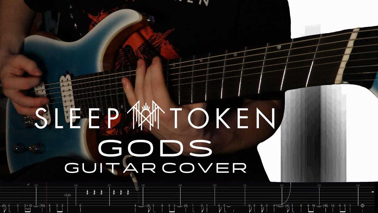 SLEEP TOKEN - GODS | Guitar Cover | ON-SCREEN TABS - YouTube