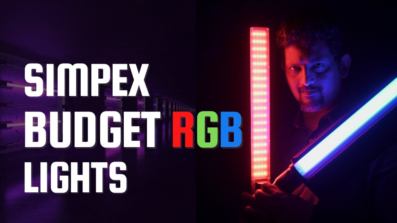Simpex LS 120 R | LS 480 R RGB LED Light Sticks | Budget Lights | Tamil ...