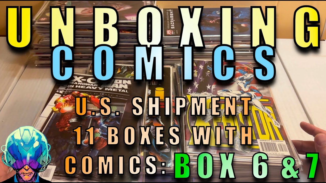 Mail Call: Unboxing Comics - [ BOXES 6 & 7 - U.S. COMIC MADNESS ] - YouTube