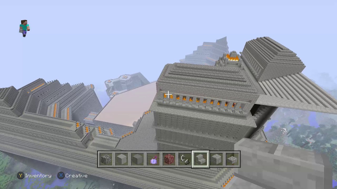 Minecraft Bedrock Citadel Minecraft Creative Build - YouTube