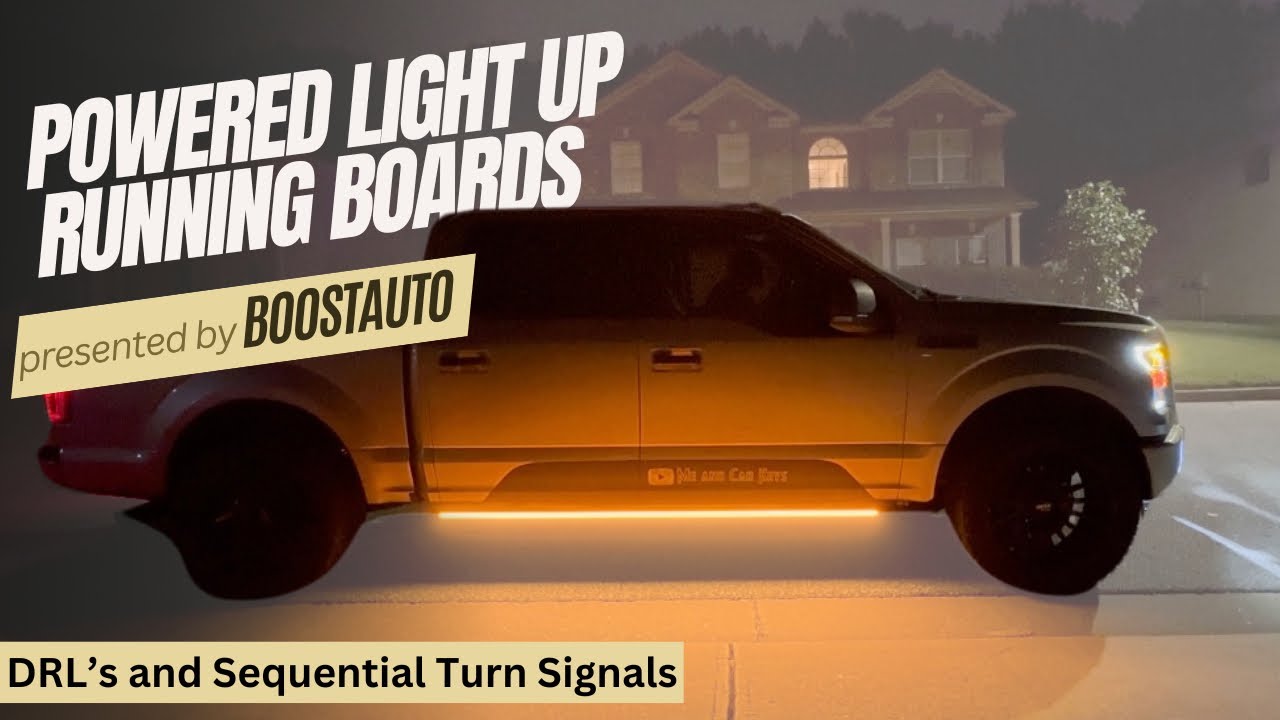 Powered Light Up Running Boards on my F150 by BOOST AUTO! #boostauto ...