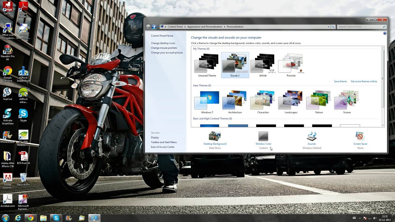 How to easy Personalize your Windows desktop (Windows 7) - YouTube