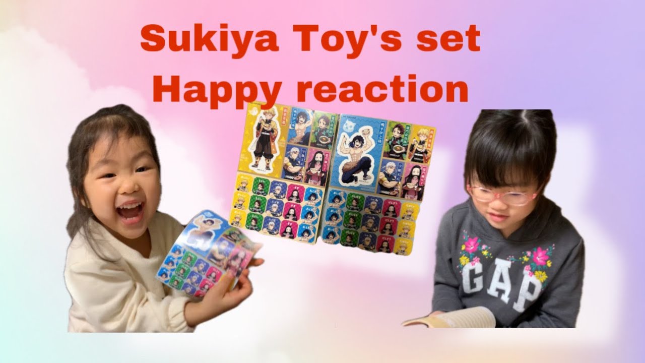 Suki suki set toy's opening/Happy Reaction - YouTube