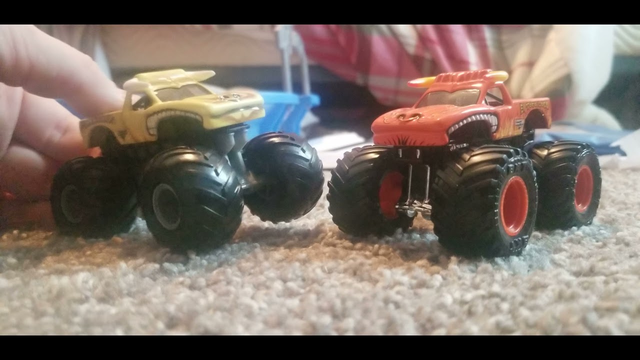 Monster Trucks Bulldozer & El Toro Loco Uses Trajectory - YouTube