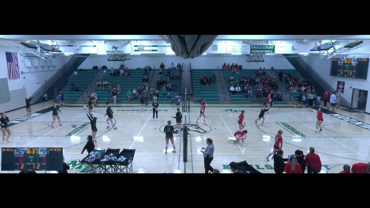 Mounds View vs Centennial JV volleyball - YouTube