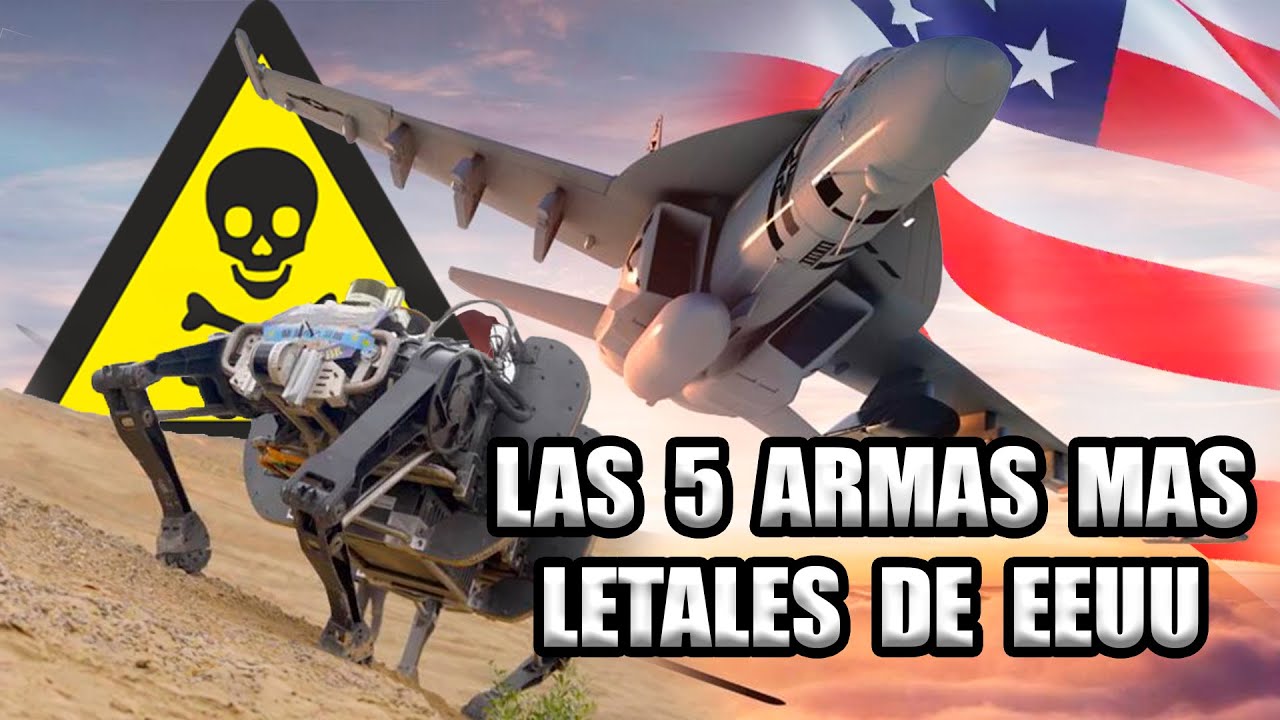 ¡Top 5 ARMAS más PODEROSAS y LETALES de Estados Unidos! - YouTube