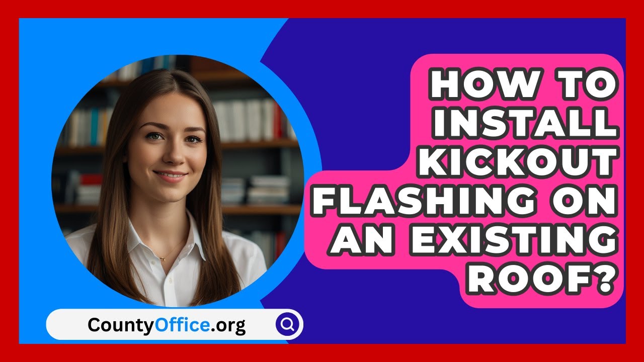 How To Install Kickout Flashing On An Existing Roof? - CountyOffice.org ...