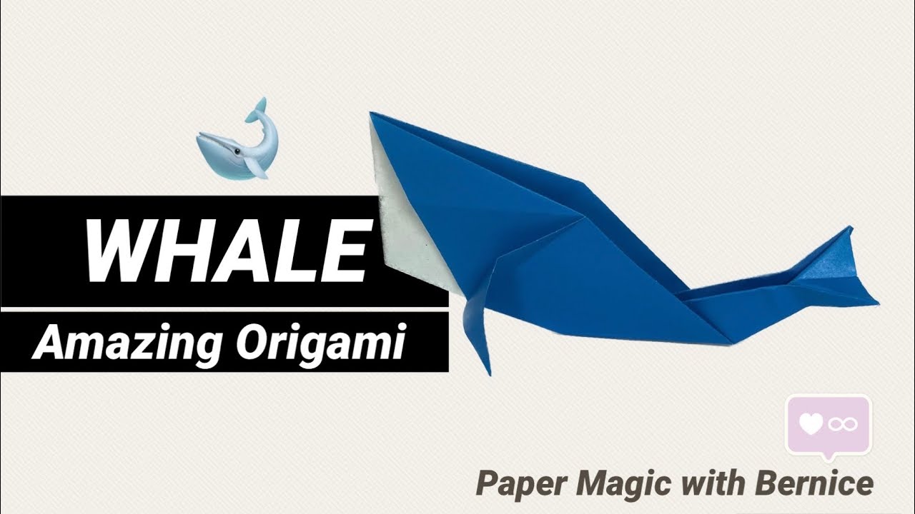 How to make a blue whale with paper 🐋 | Have your own blue whale - YouTube