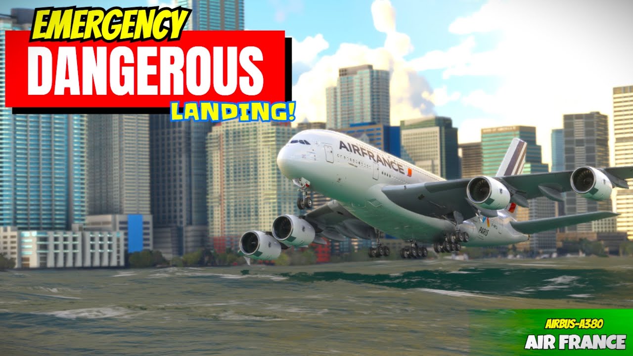 MOST SCARY AIR FRANCE A380 MAKES DANGEROUS EMERGENCY LANDING IN MIAMI ...