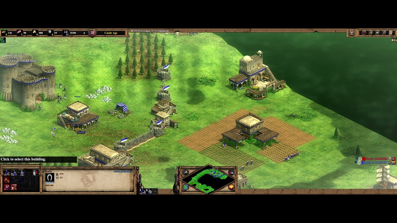 Age Of Empires 2 DE - low elo game play - Berbers vs Cumans. Oasis ...