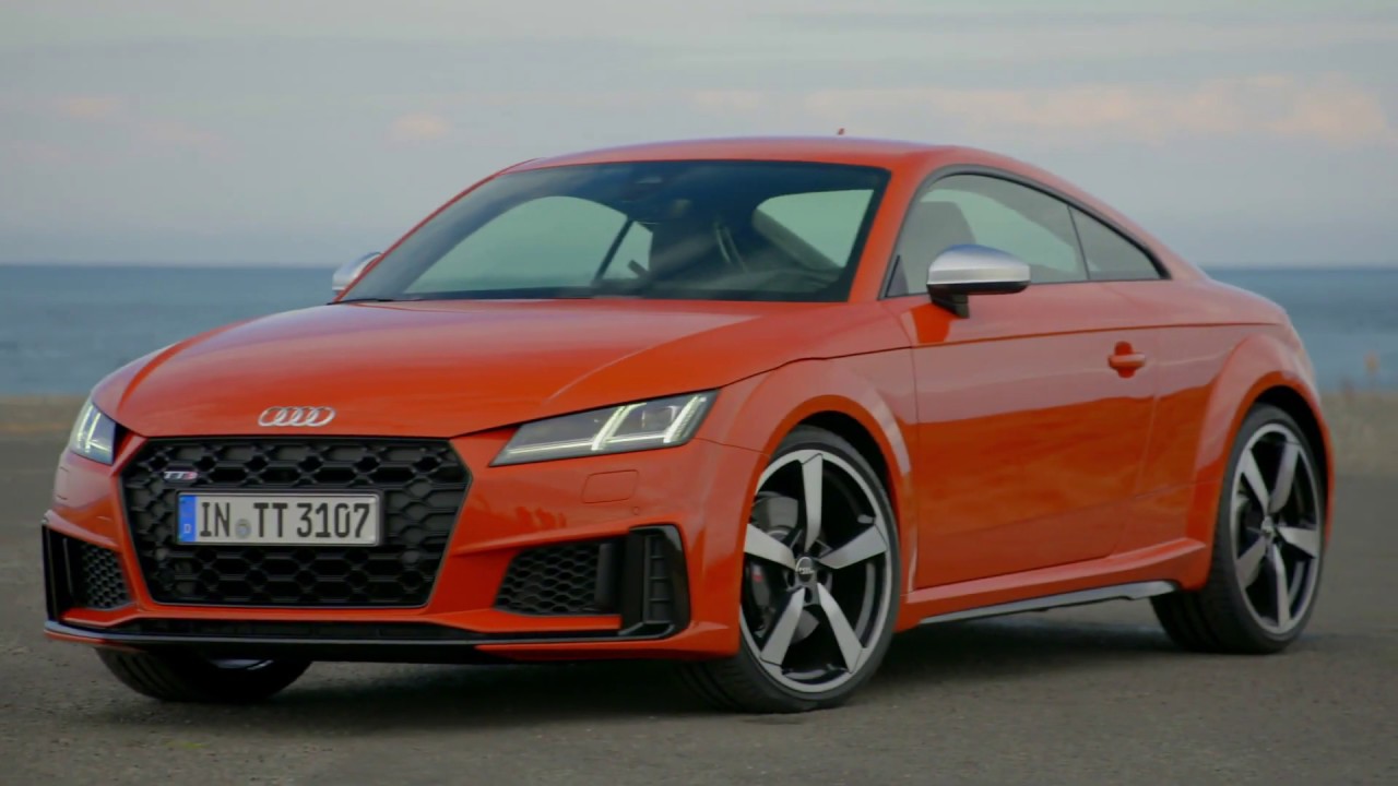 The new Audi TTS Exterior Design in Pulse orange - YouTube