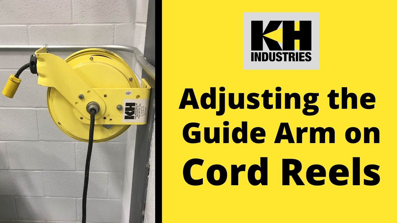 Adjusting a Guide Arm on a Cord Reel | Demonstration | KH Industries ...