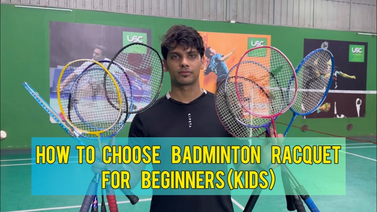 How to choose a badminton racquet for beginners - YouTube