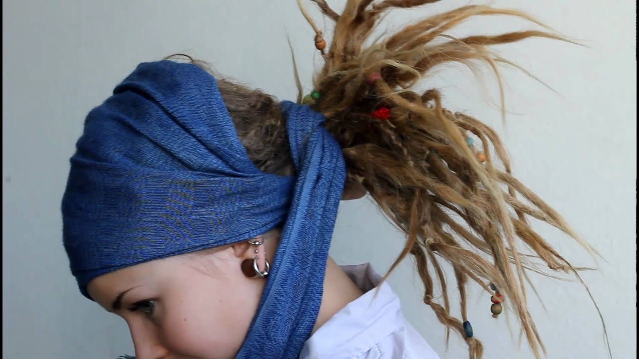 Dreadlock wrap+even more silliness - YouTube