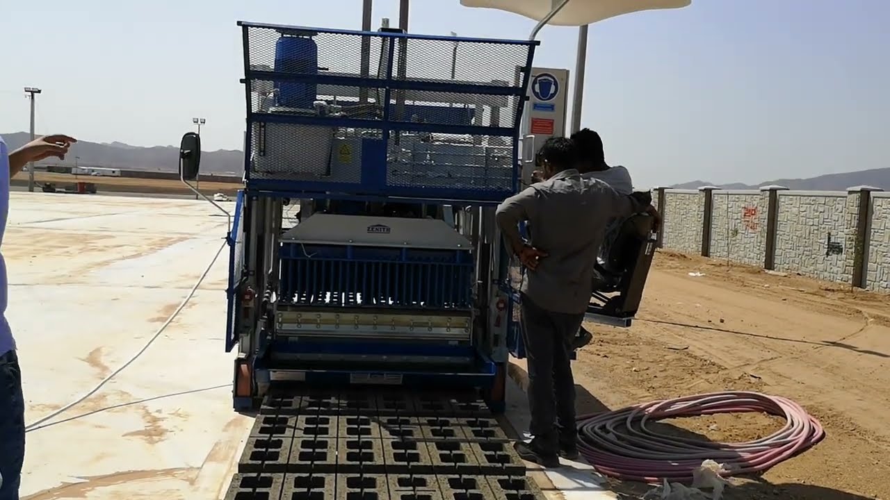 Germany Hollow Block Machine -Zenith 913 Mobile Block Machine in Jeddah ...