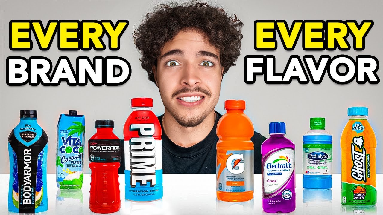 I Tried & Ranked EVERY Sports Drink - YouTube