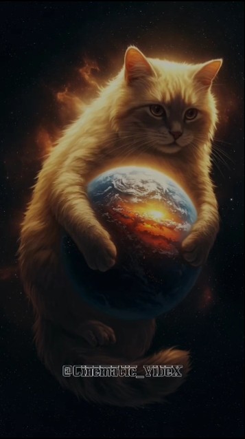 The giant cat save the world 😹 - YouTube