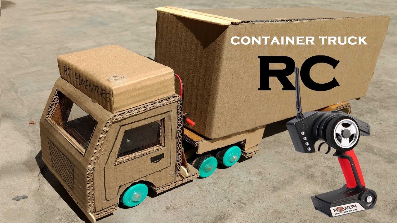 Wow! Amazing RC Container Truck DIY at Home - Remote Control ...