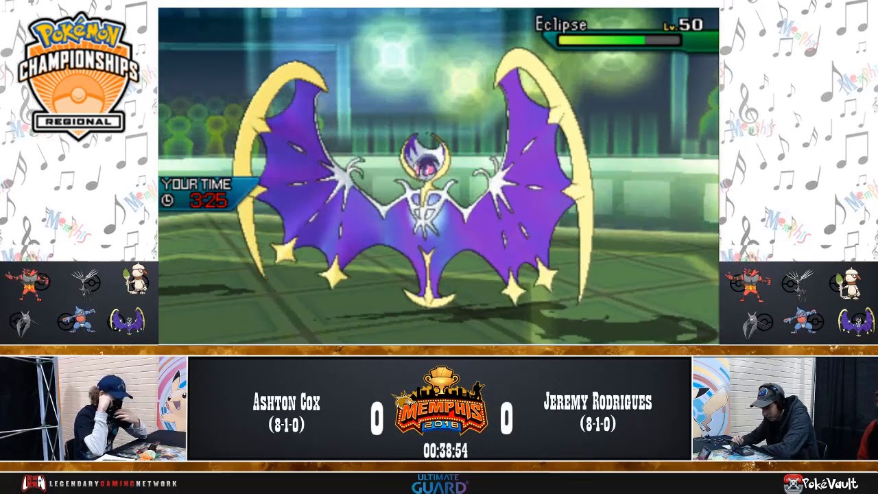 Pokemon VGC FINAL - Ashton Cox VS Jeremy Rodrigues - Memphis Regionals ...