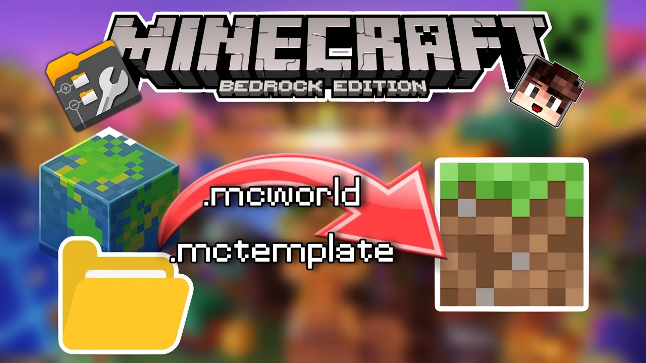 Hướng Dẫn Sử Dụng Và Làm .mcworld và .mctemplate Trong MCPE (BE) 1.20 ...