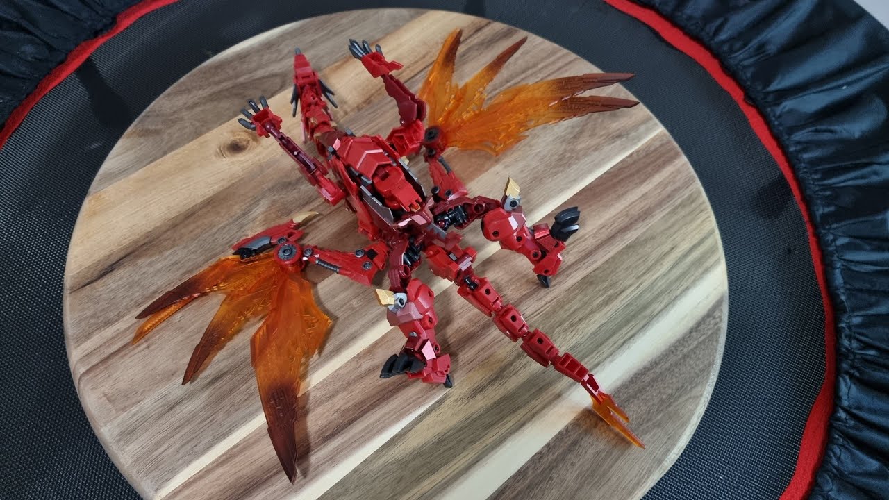 Transformers Toys : DF-07 Flame Devil (Red Dragon) - YouTube