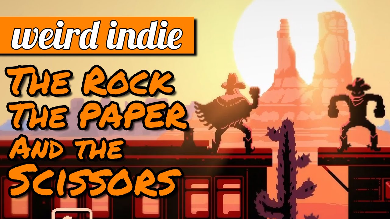 The Rock, the Paper & the Scissors gameplay: western rhythm game (Ludum ...