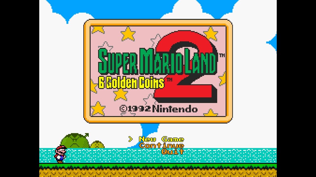 Super Mario Land 2 de Game Boy - Remasterizado en Color - YouTube