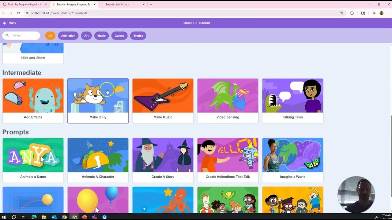 Try Programming with Scratch 2025 - YouTube