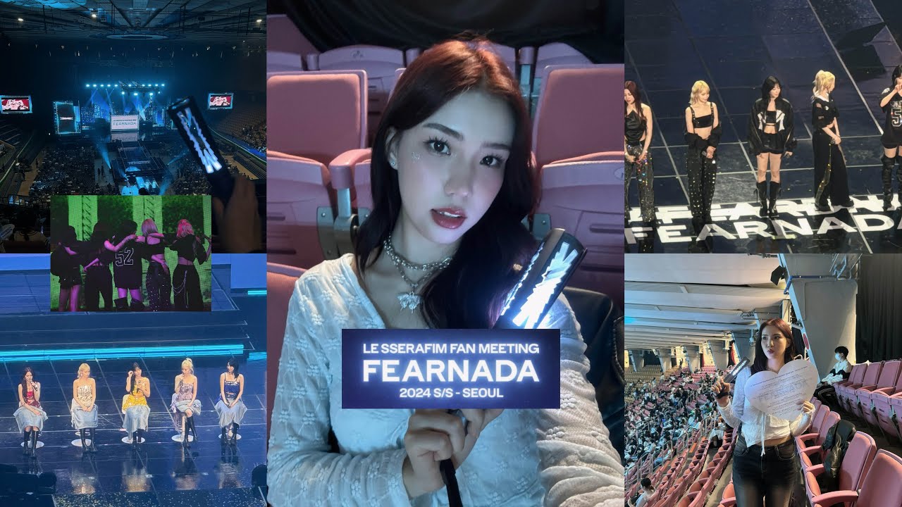 Le sserafim fanmeeting Fearnada 2024 vlog [homesick vlog series] - YouTube