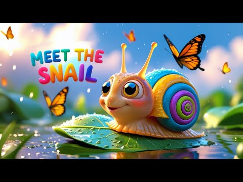 Meet the Snail | Slow and Steady Learning Poem for Kids | Fun ...