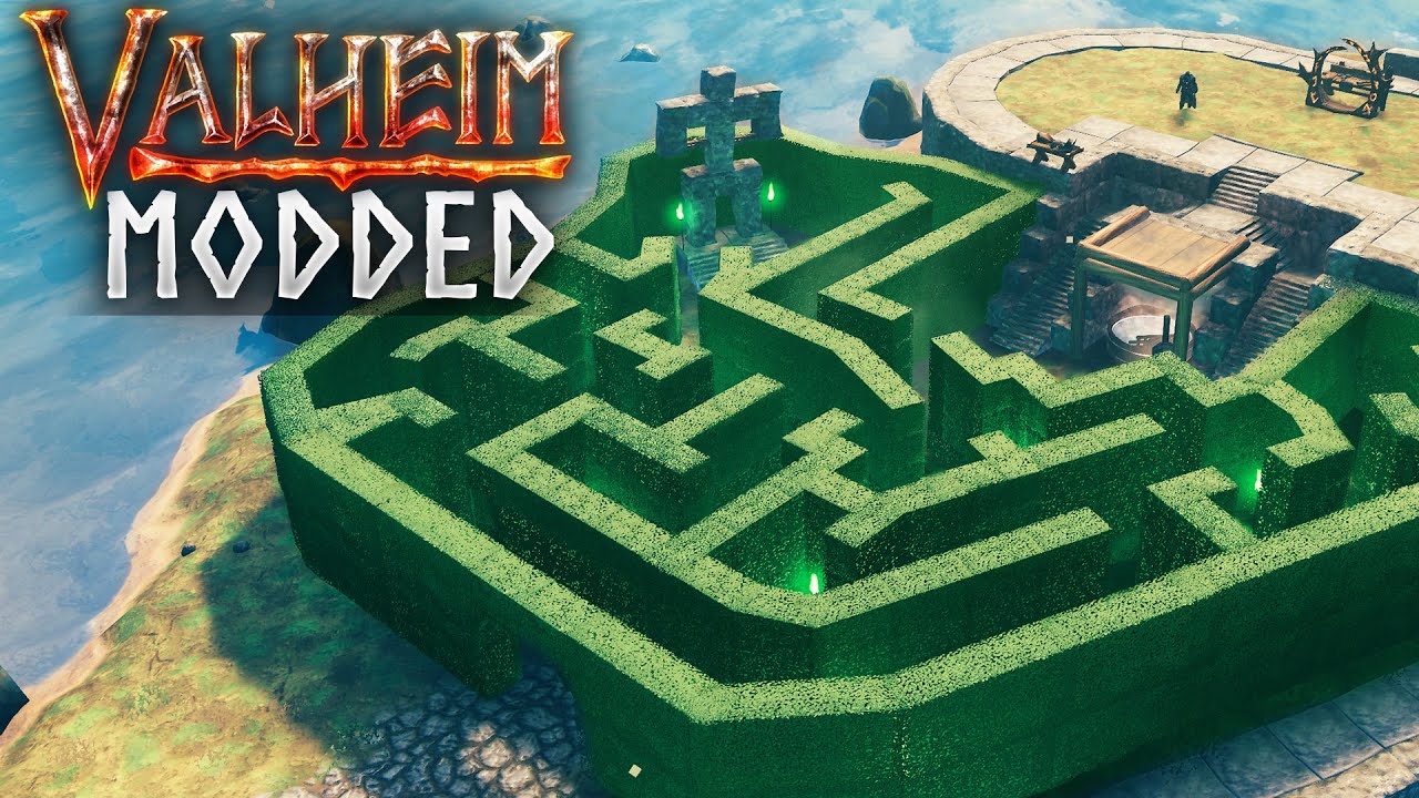 The Maze Garden Project! Modded Valheim EP28 - YouTube