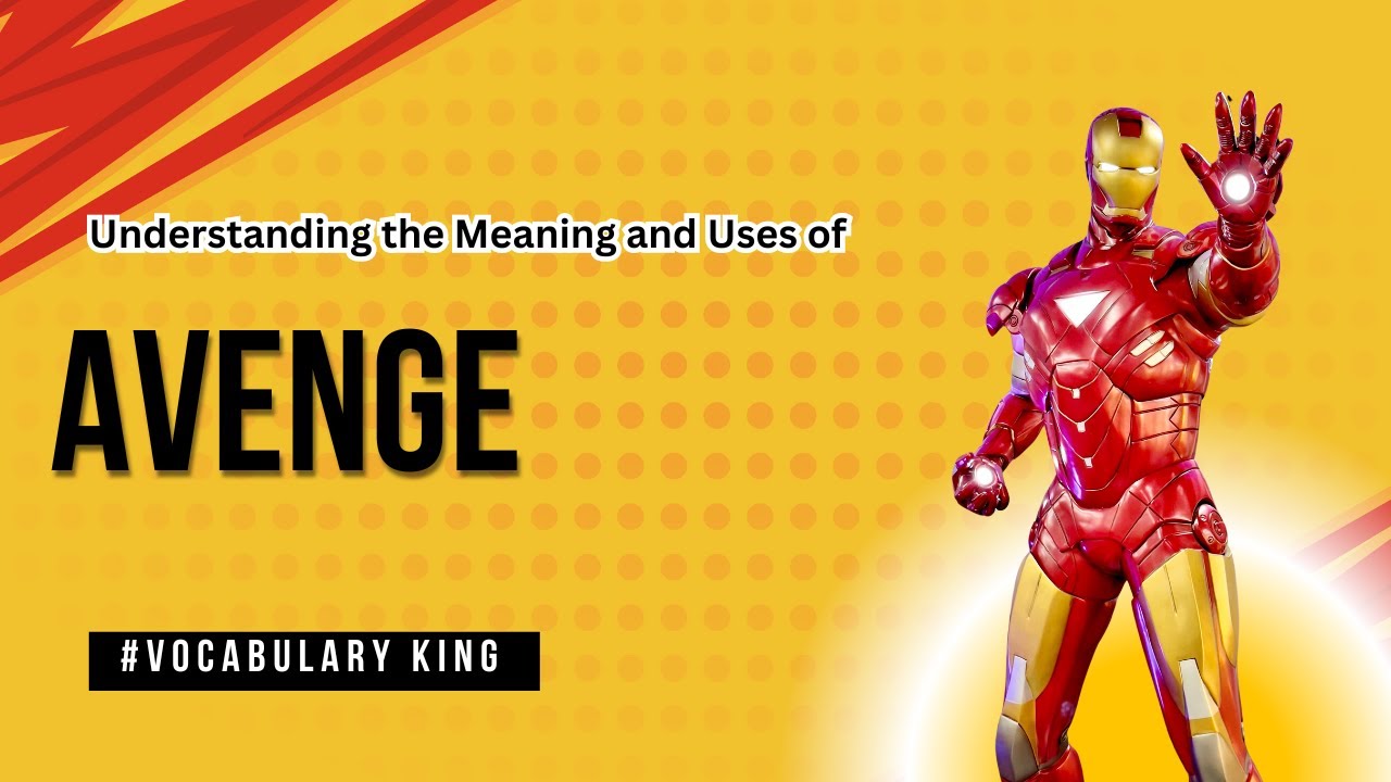 avenge meaning and usage sentences - YouTube