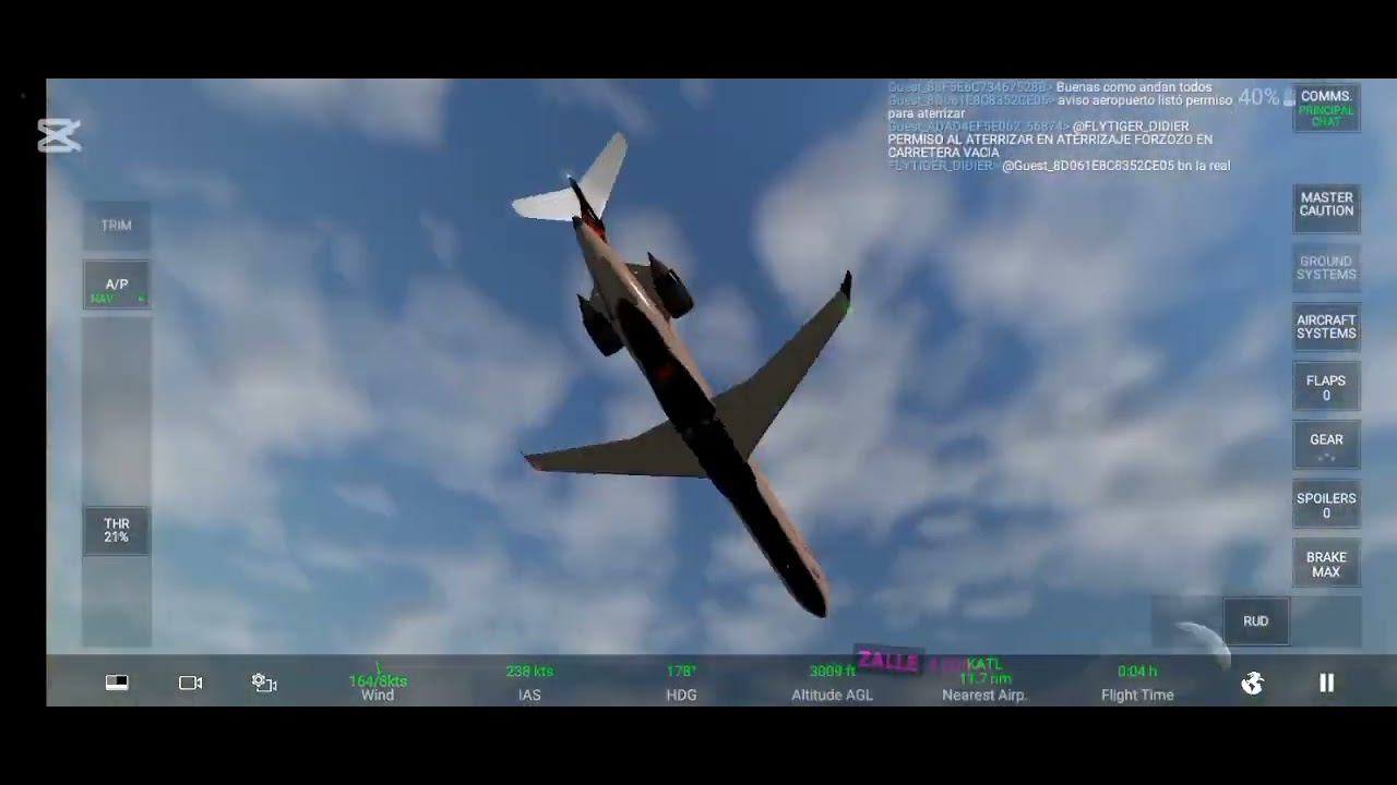 Vuelo de air Canadá desde Atlanta hasta Augusta espero les guste - YouTube