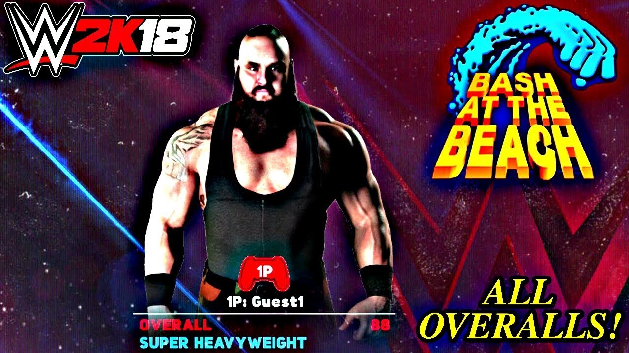 WWE 2K18: ALL SUPERSTAR OVERALLS! (& Character Select Renders Including ...