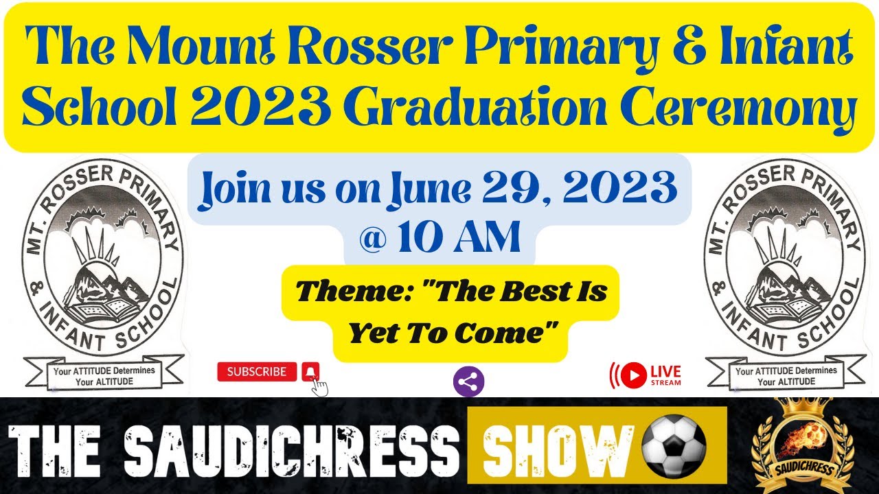 The Mount Rosser Primary & Infant School 2023 Graduation Ceremony - YouTube