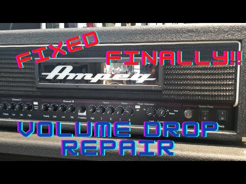 Ampeg VL-1002 Volume drop- Repaired - YouTube