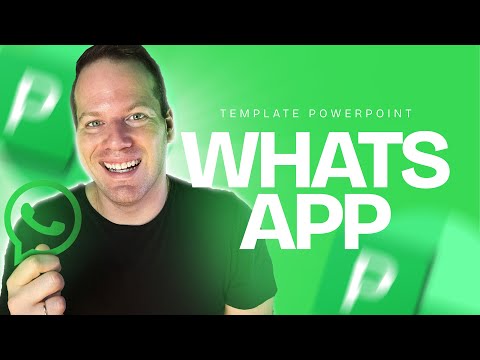 Template de WHATSAPP no PPT  😮‍💨 | TUTORIAL POWERPOINT