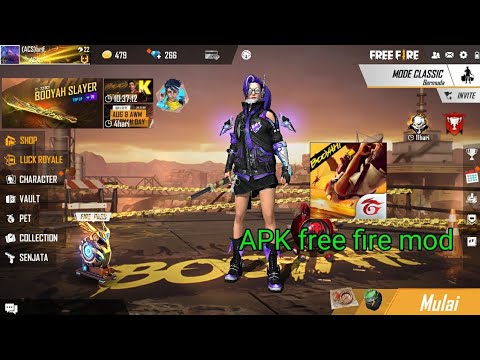 Happy mod free fire mod data antena Gratis download - YouTube