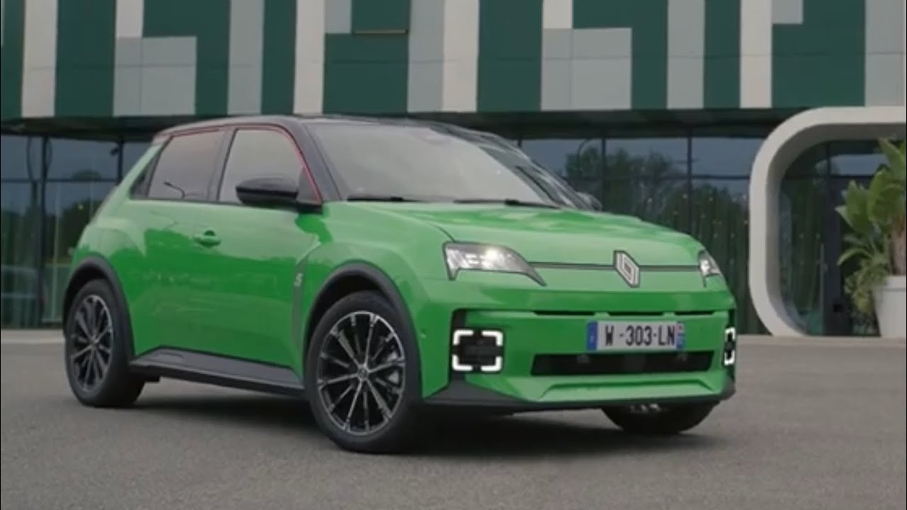 The New 2025 Renault R5 Techno Green - YouTube