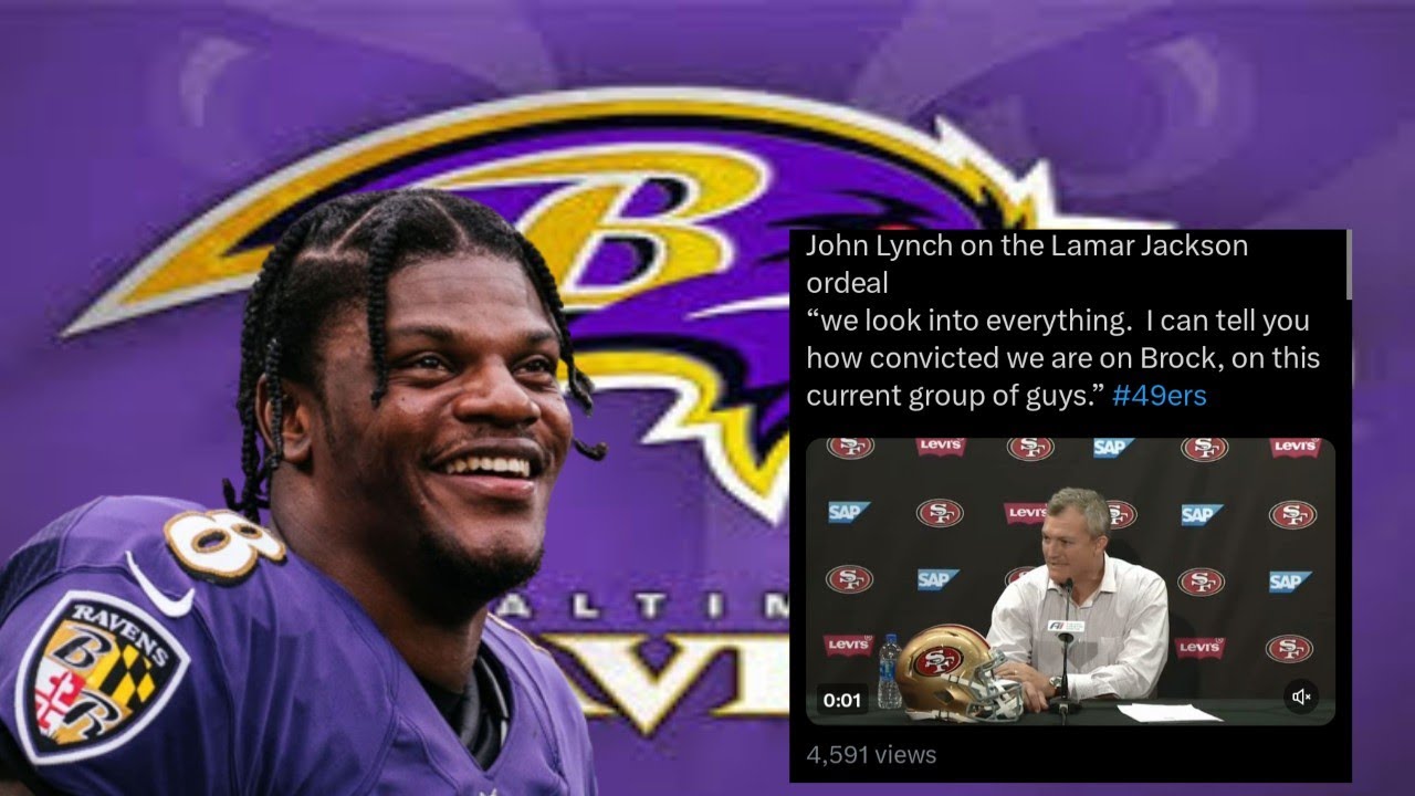 49ers "Explored" Trade For Lamar Jackson Says GM John Lynch! - YouTube