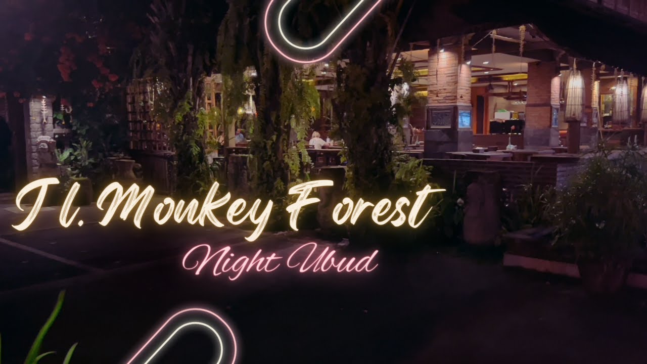 Nightlife Chronicles: Monkey Forest Street, Ubud, Bali - YouTube