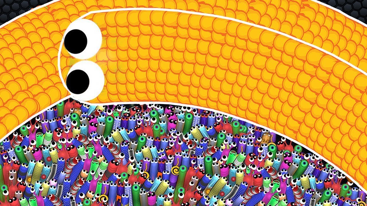 Slither.io Big A.I. Snake 1,020,000+ Score World Record (Epic Slitherio ...