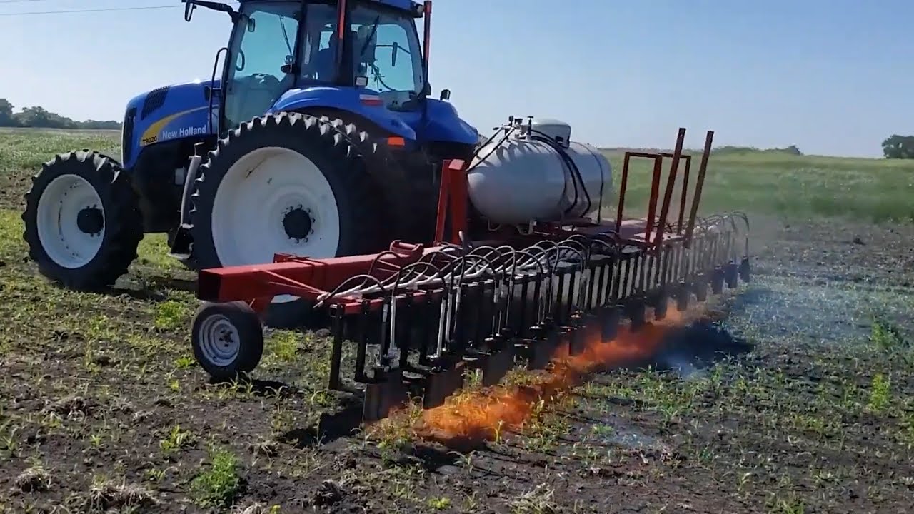 Kadelbach Manufacturing's Flame Weeders: The Easy Way To Get Rid Of Weeds! - YouTube