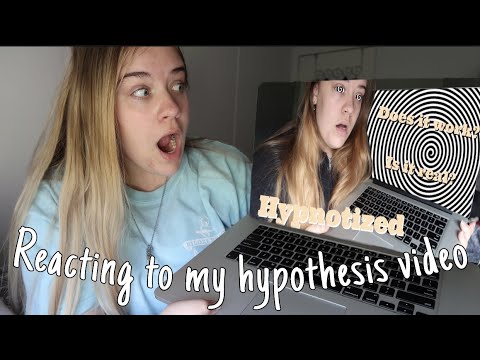 Reacting to my hypnosis video - YouTube